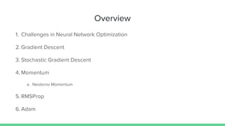Optimization in deep learning | PPTX