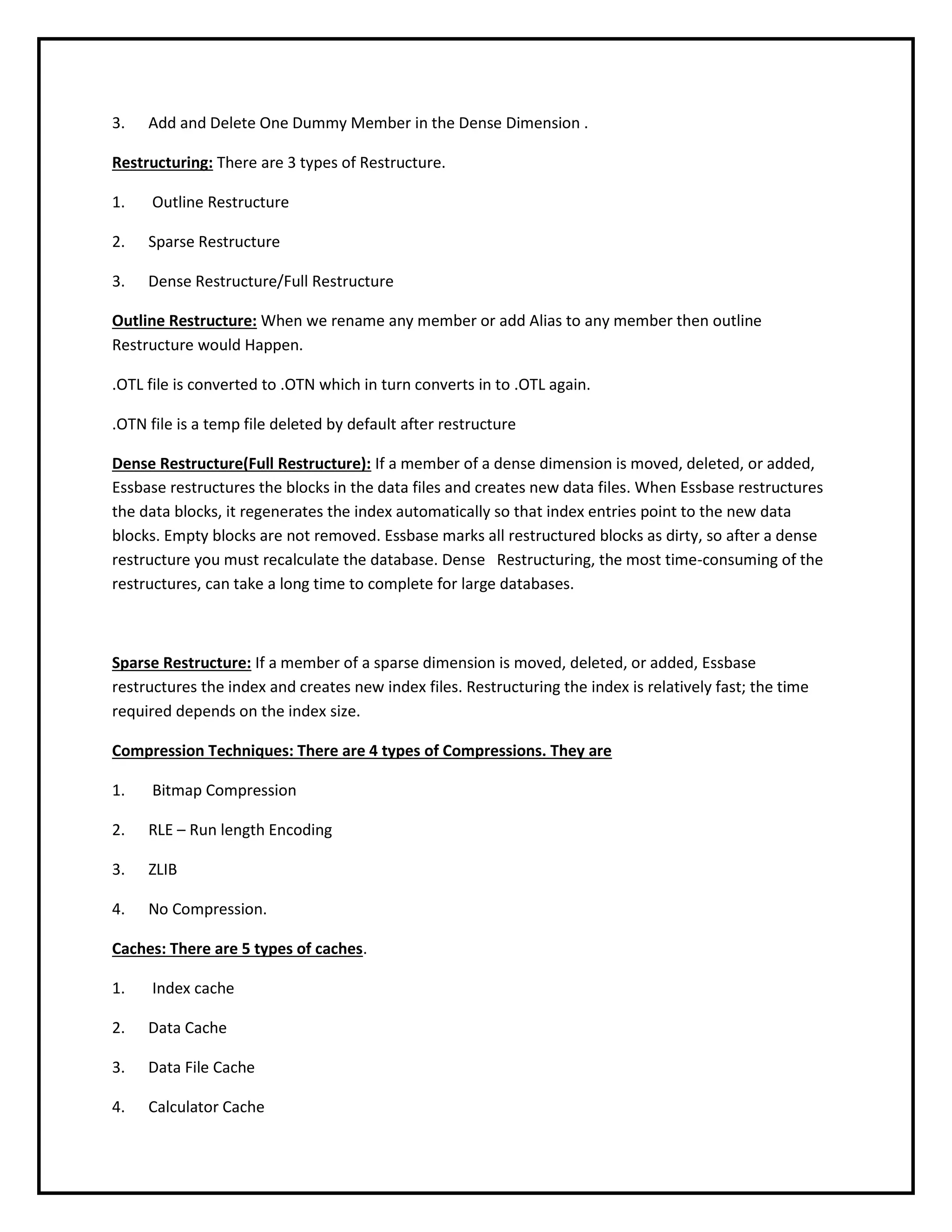Optimization in essbase | DOCX