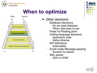 Optimization In Mobile Systems | PPT