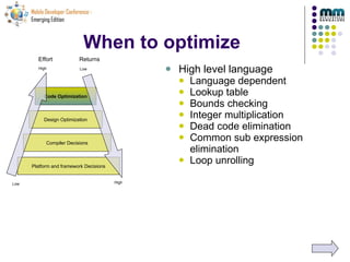 Optimization In Mobile Systems | PPT