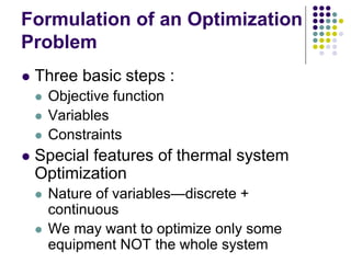 Optimization in refrigeration systems | PDF