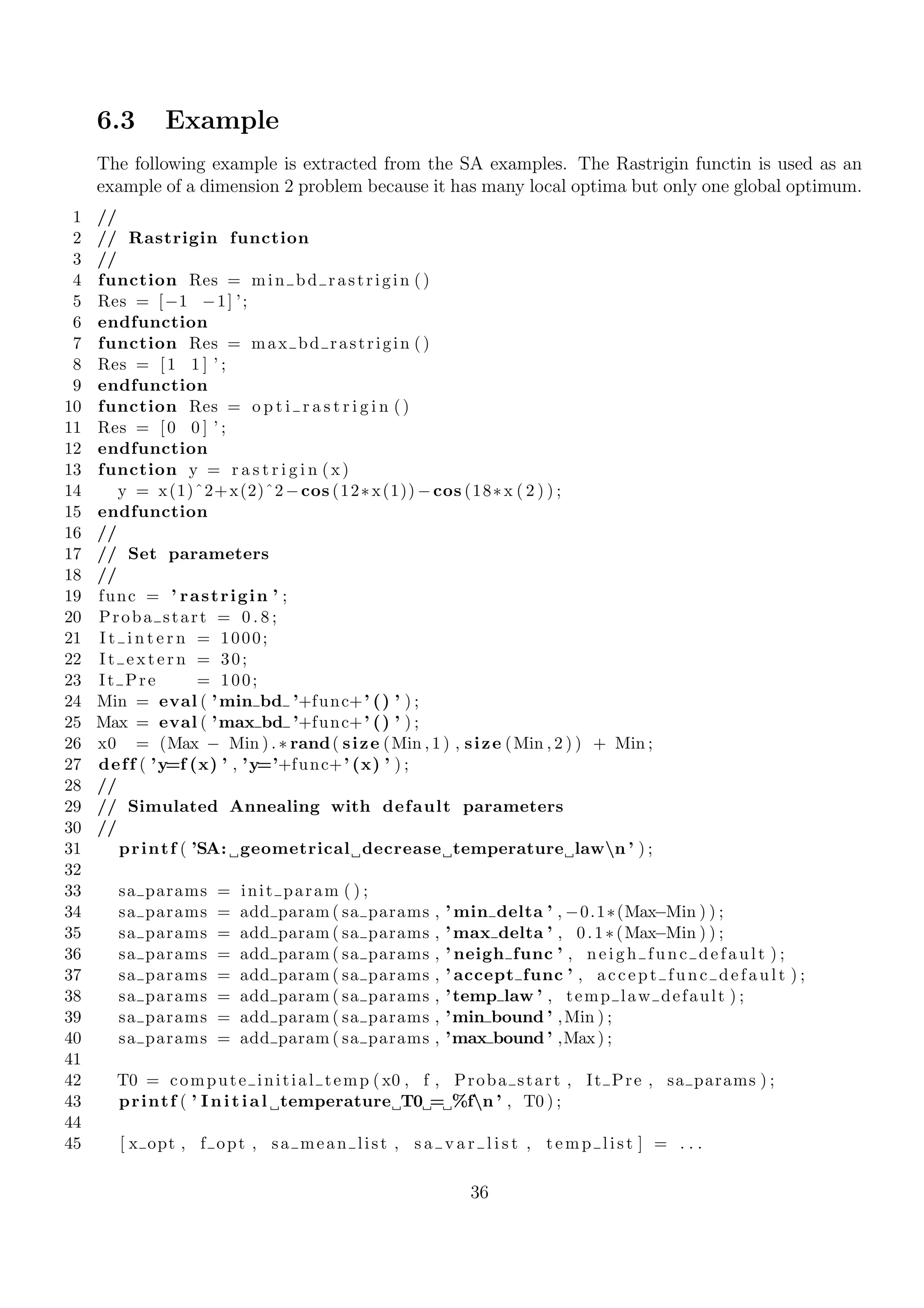 Optimization in scilab | PDF