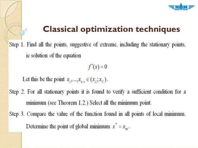 Optimization Methods