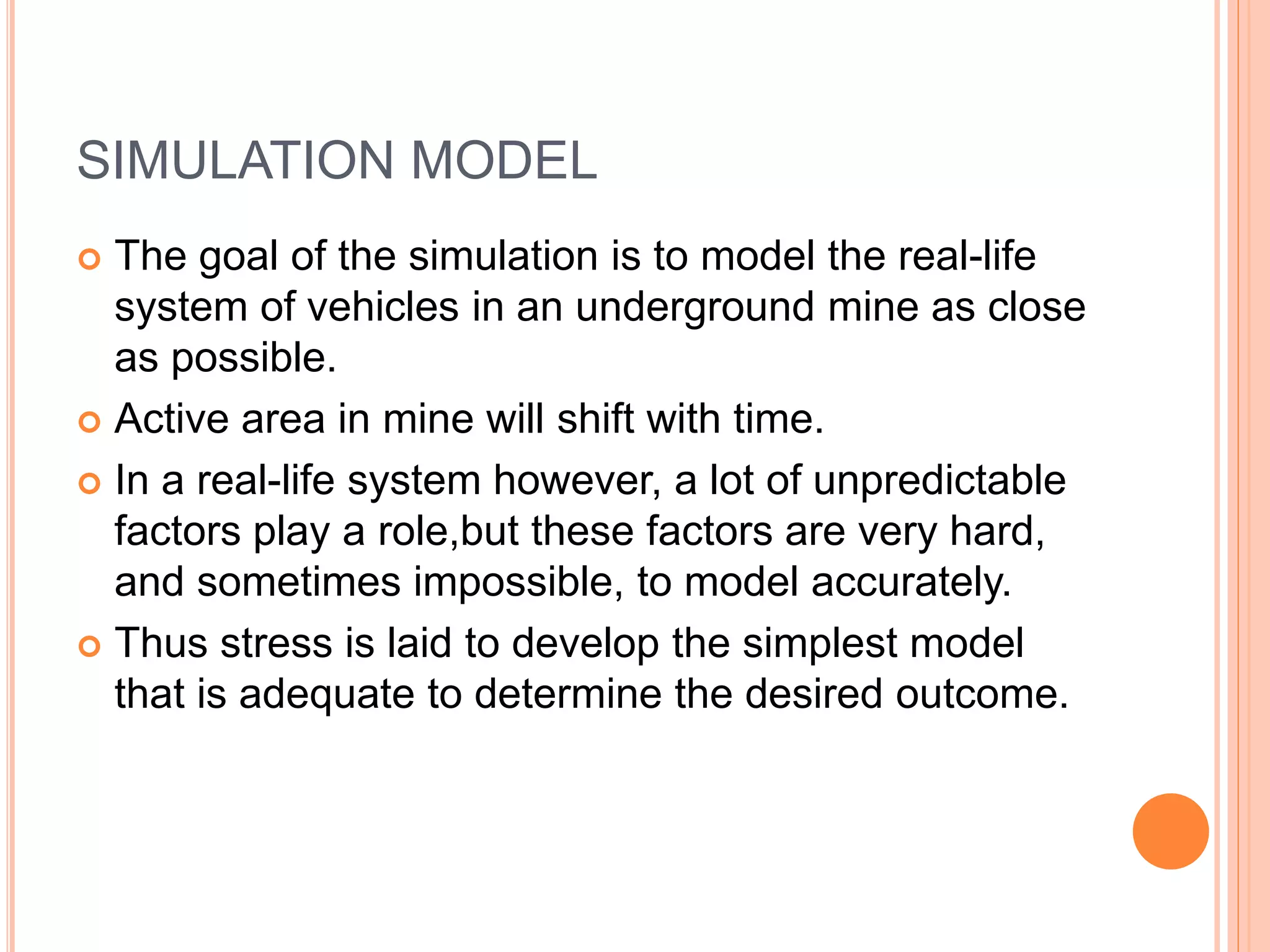 Optimization of an autonomous vehicle dispatch system in an underground ...