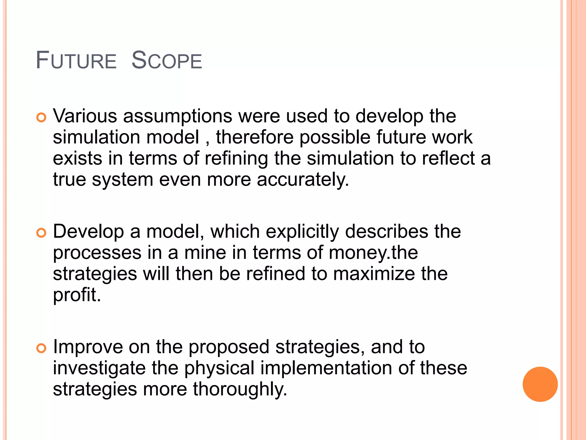 Optimization of an autonomous vehicle dispatch system in an underground ...