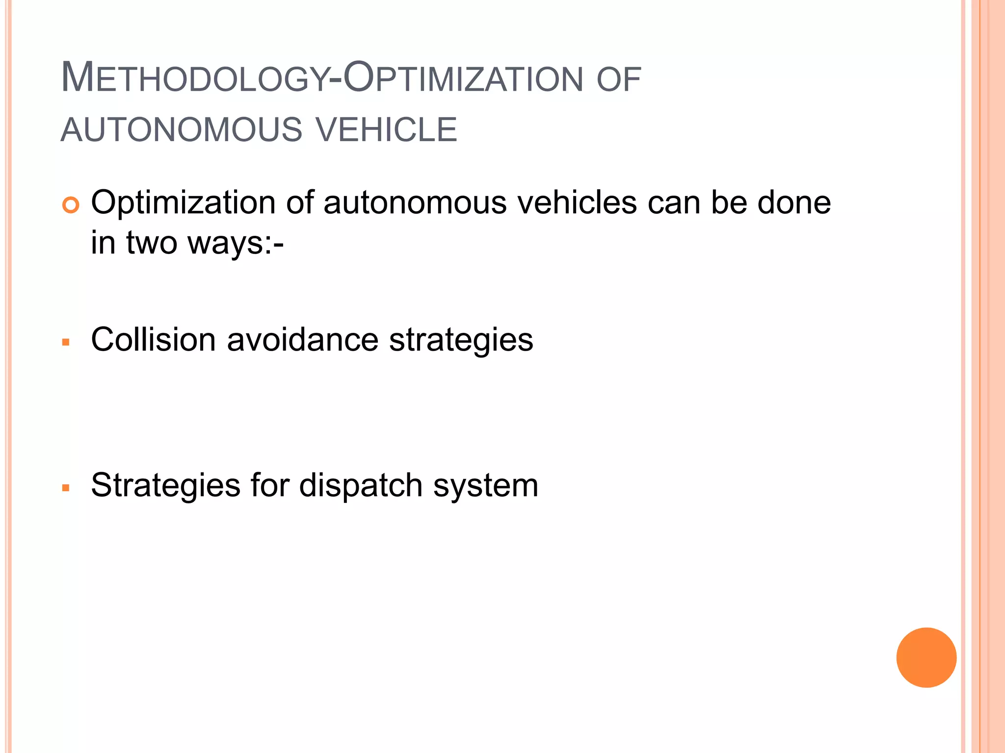 Optimization of an autonomous vehicle dispatch system in an underground ...