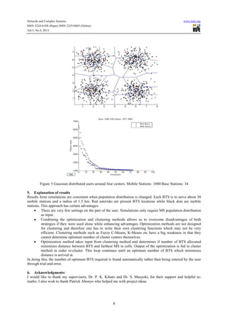 Optimization of base station location in 3 g networks using mads and fuzzy c means | PDF