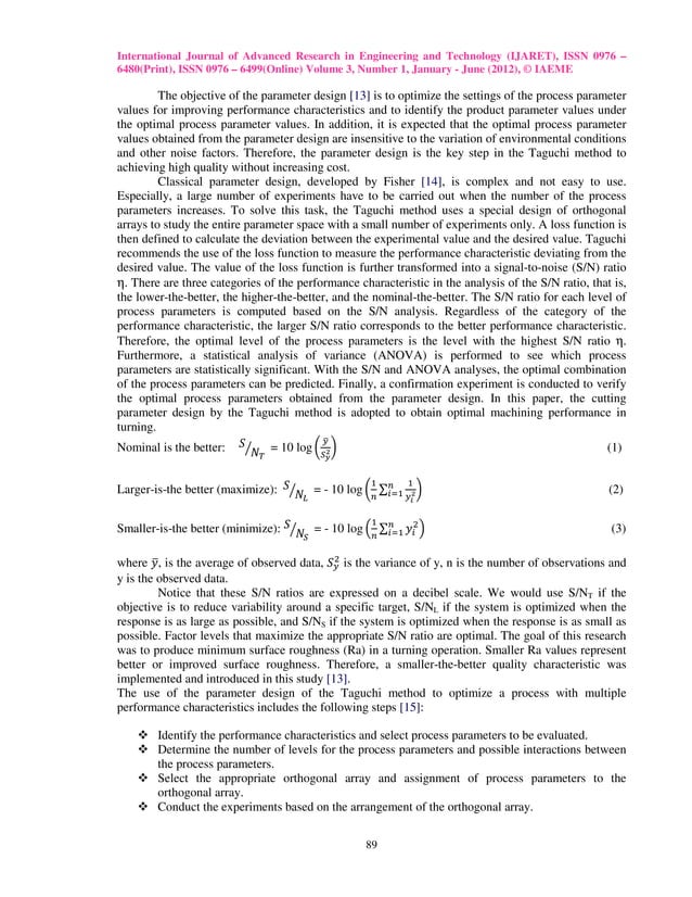 Optimization Of Cutting Parameters For Surface Roughness In Turning Pdf