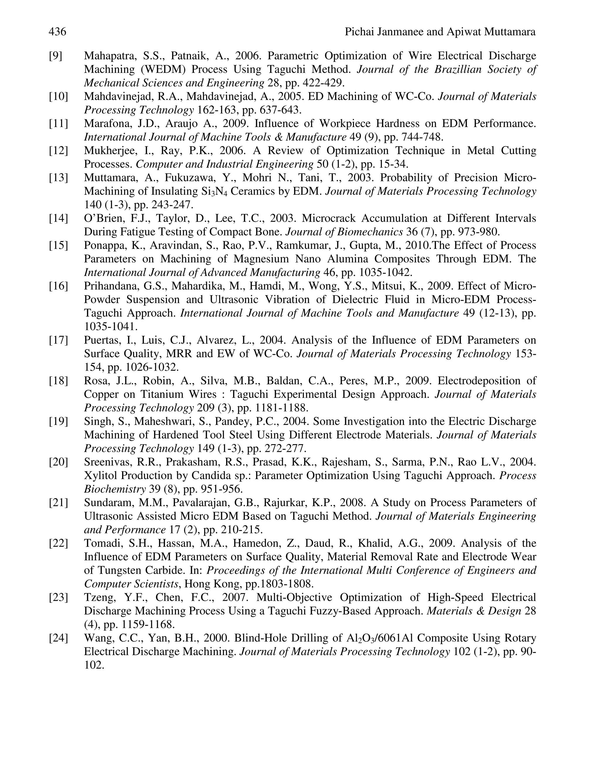Optimization Of Electrical Discharge Machining Pdf