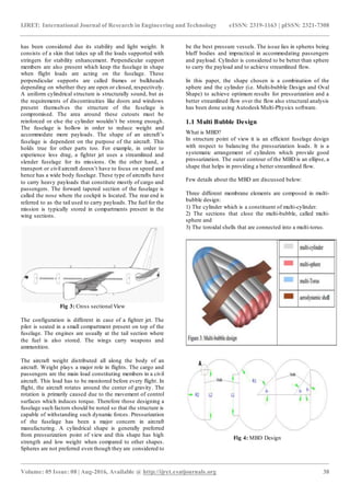 Optimizationof fuselage shape for better pressurization and drag ...