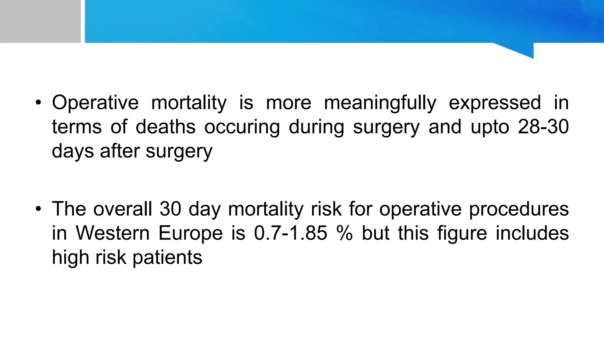 Optimization Of High Risk Surgical Patients | PPTX