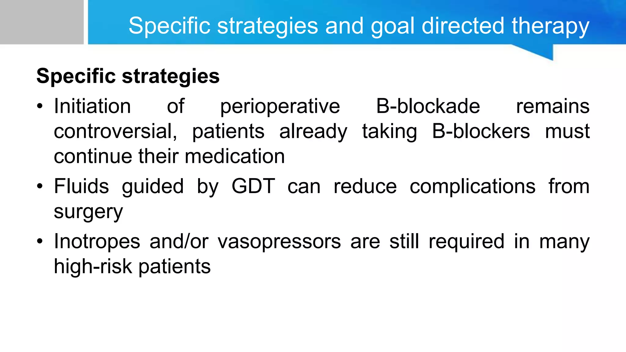 Optimization Of High Risk Surgical Patients | PPTX
