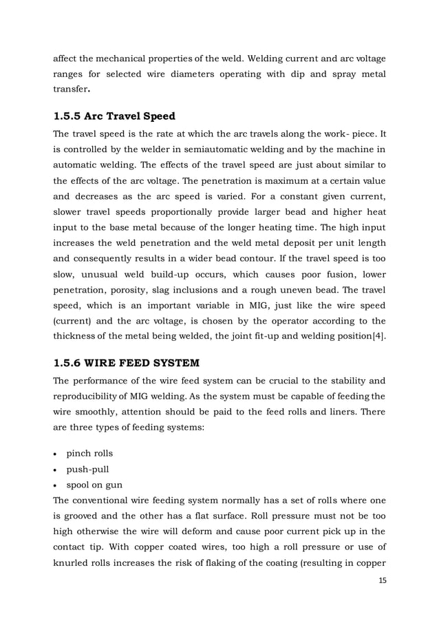 Optimization Of Mig Welding Parameters Using Taguchi Optimization Technique