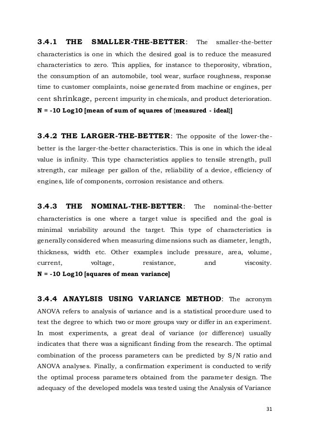 Optimization Of Mig Welding Parameters Using Taguchi Optimization Tec