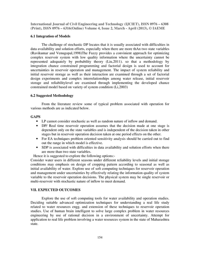 Optimization of reservoir operation using neuro fuzzy techniques | PDF