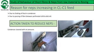 Optimization of short fibres(sfcn) & neps from raw material to roving | PDF
