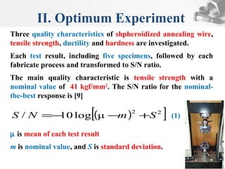 Optimization of spheroidized annealing process parameters on AISI 10B21 ...
