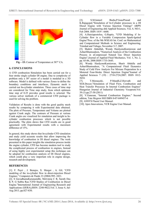 Optimization of time step and cfd study of combustion in di diesel engine | PDF | 3-D Graphics ...