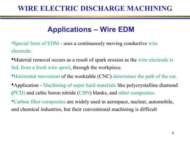 Optimization Of Wedm Process Parameters Using Taguchi Method Ppt