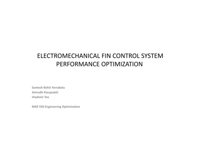 Optimization Presentation | PPT