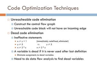 Optimization in Programming languages | PPT