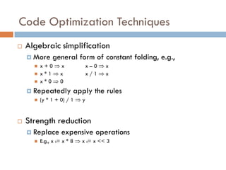 Optimization in Programming languages | PPT