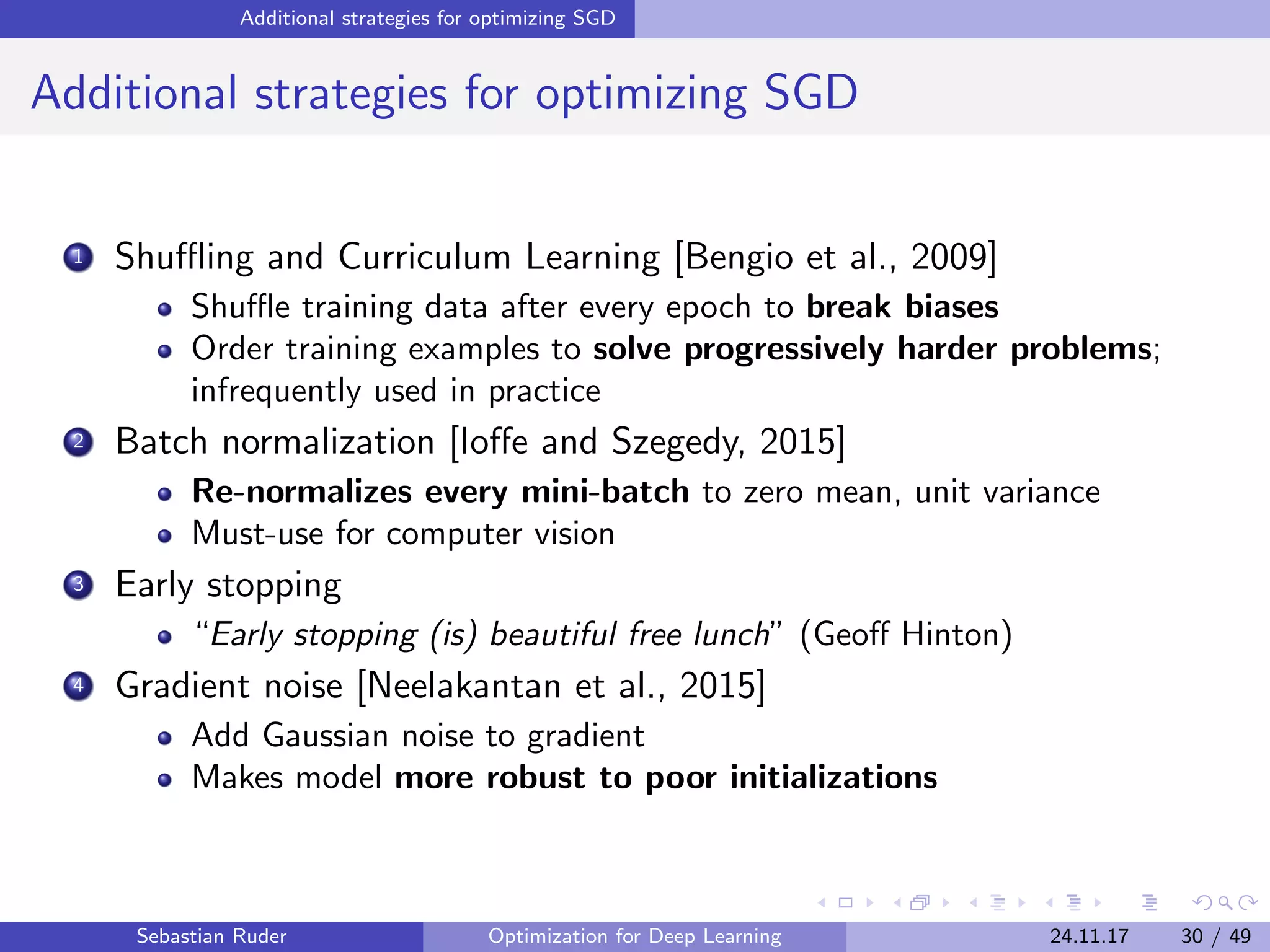 Optimization for Deep Learning | PDF