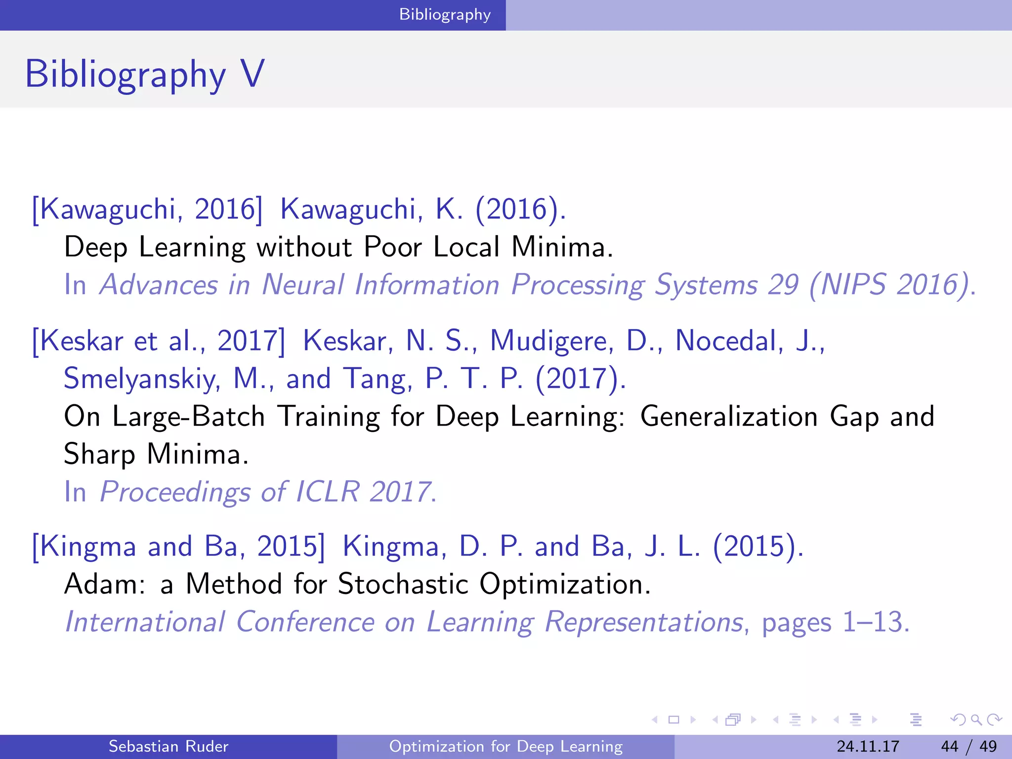 Optimization for Deep Learning | PDF
