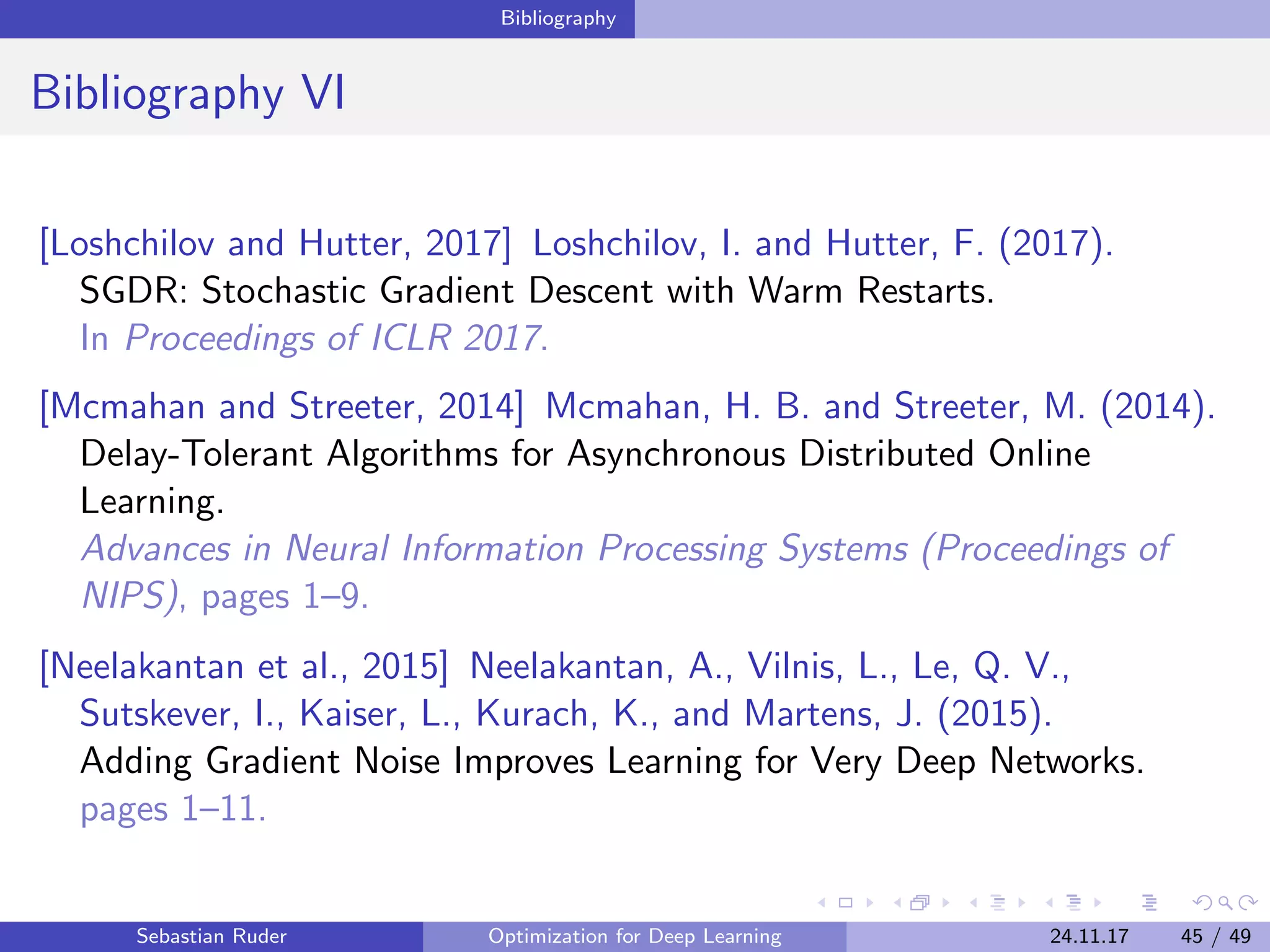 Optimization for Deep Learning | PDF