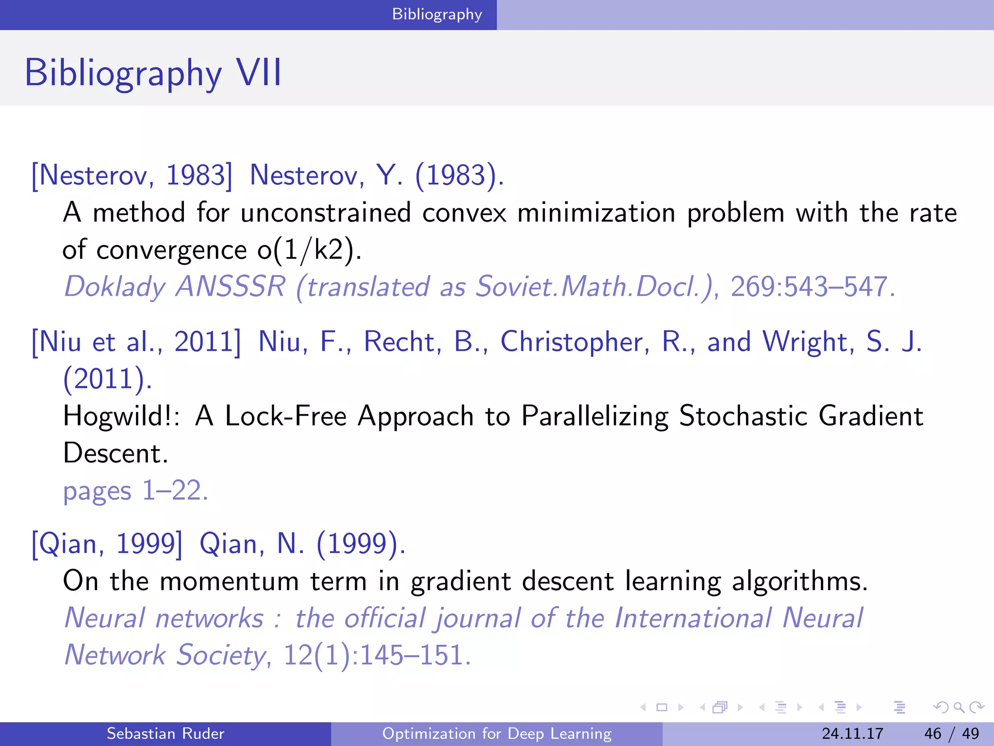 Optimization for Deep Learning | PDF