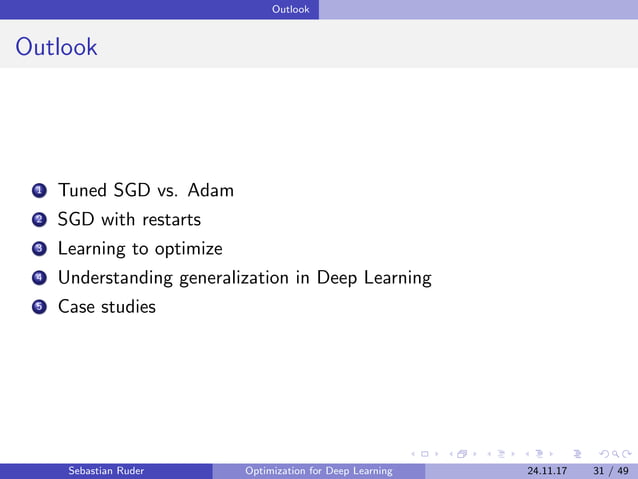Optimization for Deep Learning | PDF | Web Development | Internet