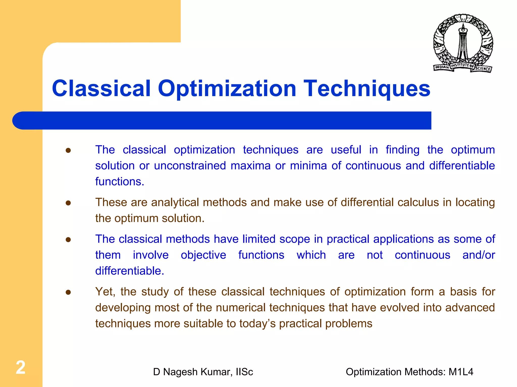 Optimization technique | PDF