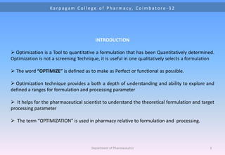 Optimization technique | PPT
