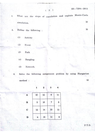 Optimization technique mms bamu aurangabad | PDF