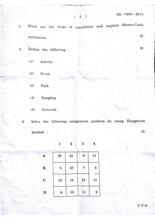 Optimization technique mms bamu aurangabad | PDF
