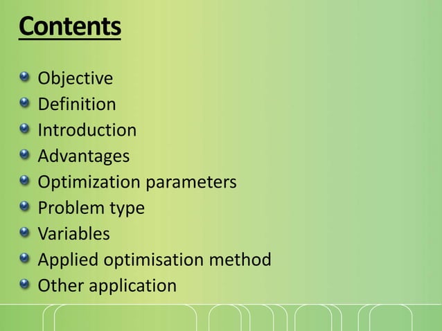 Optimization techniques | PPTX | Computer Software and Applications ...