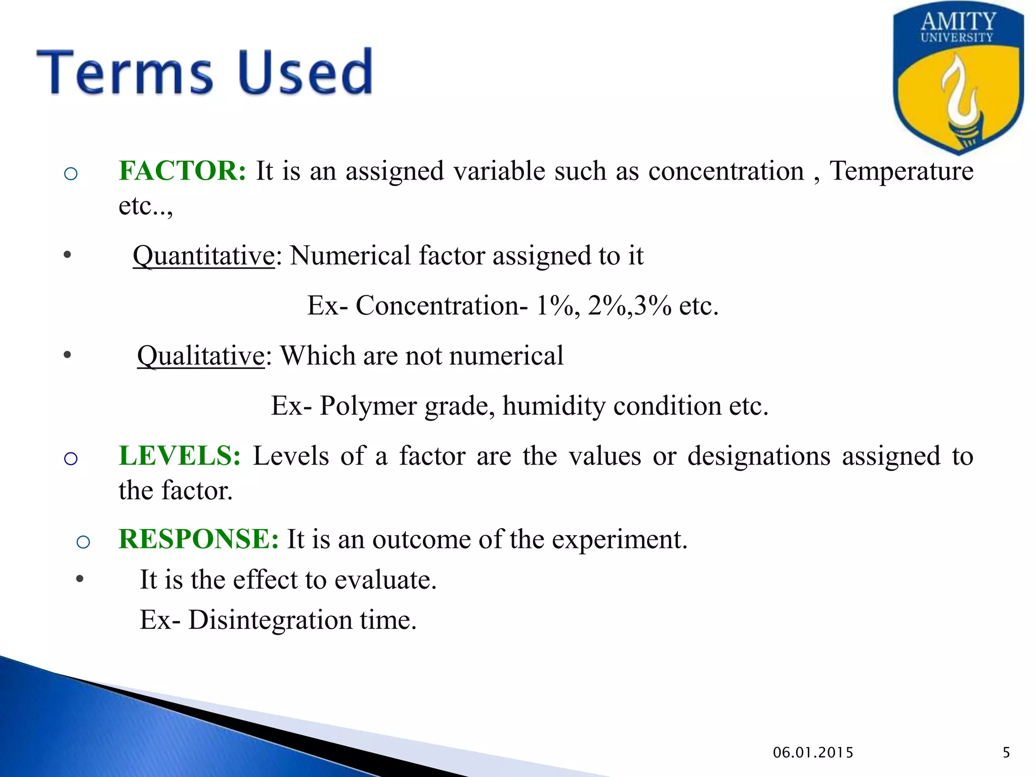 Optimization Techniques In Pharmaceutical Formulation & Processing | PPTX