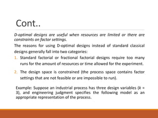 Optimization techniques in formulation Development- Plackett Burmann ...