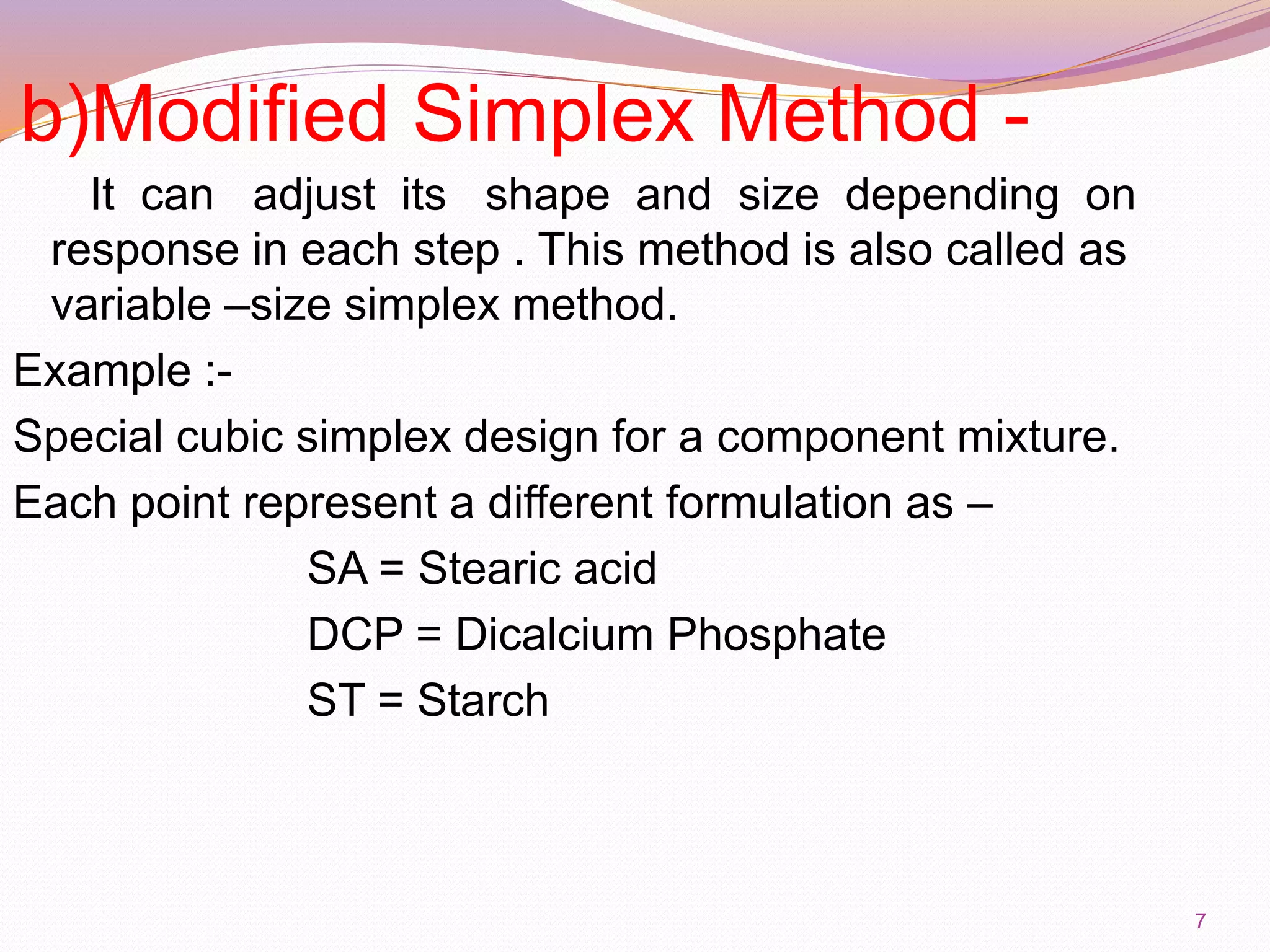 Optimization techniques | PPTX
