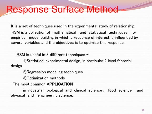 Optimization techniques | PPTX