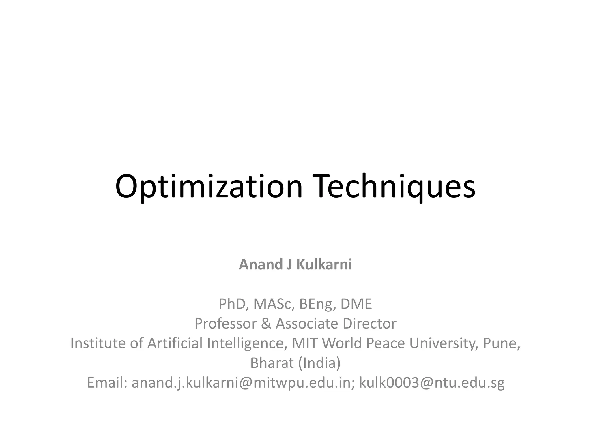Optimization Techniques.pdf