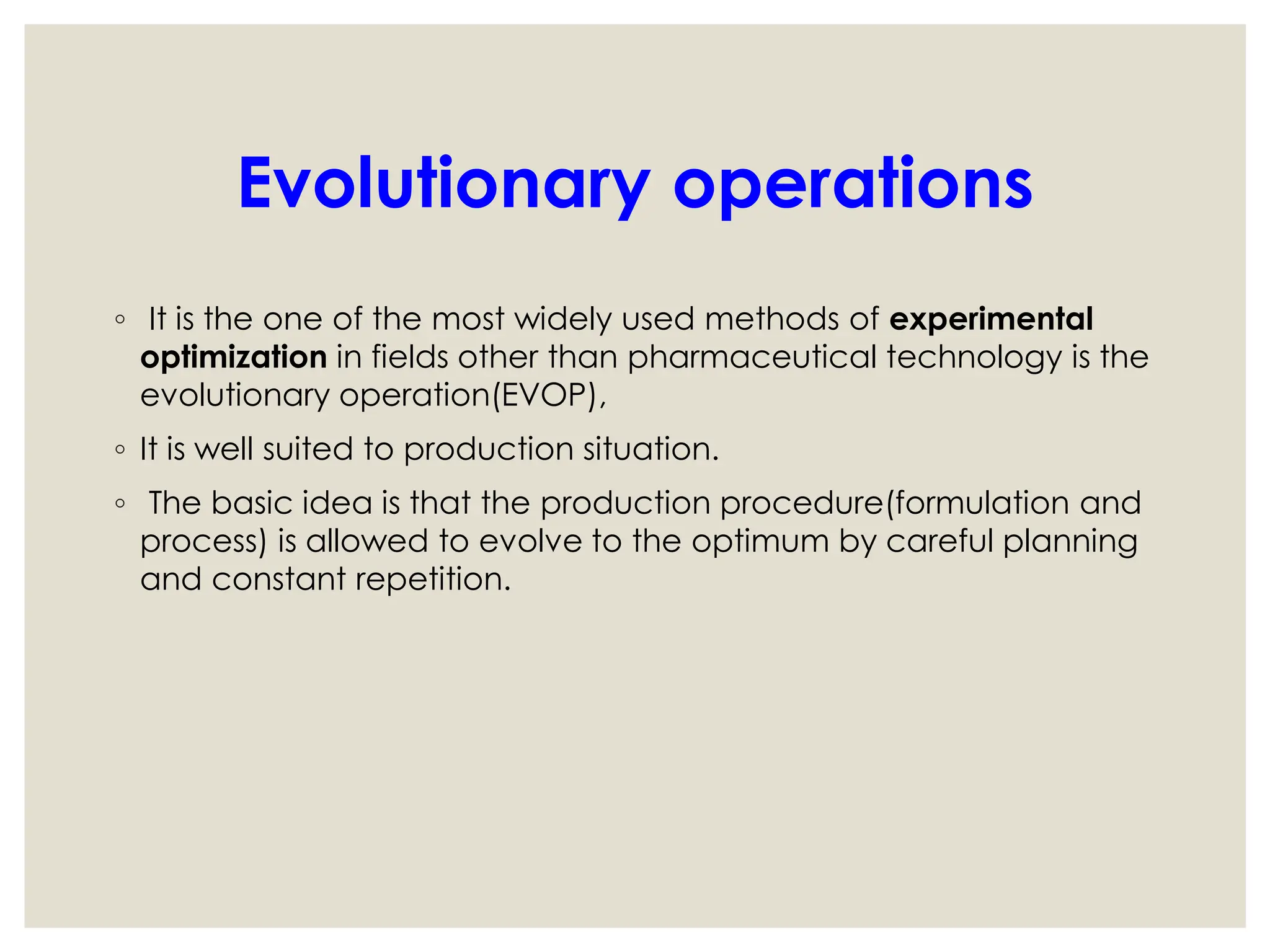 OPTIMIZATION TECHNIQUES IN PHARMACEUTICAL SCIENCES | PDF