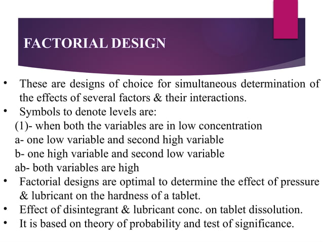 OPTIMIZATIONTECHNIQUES & FACTORIAL DESIGN.pptx