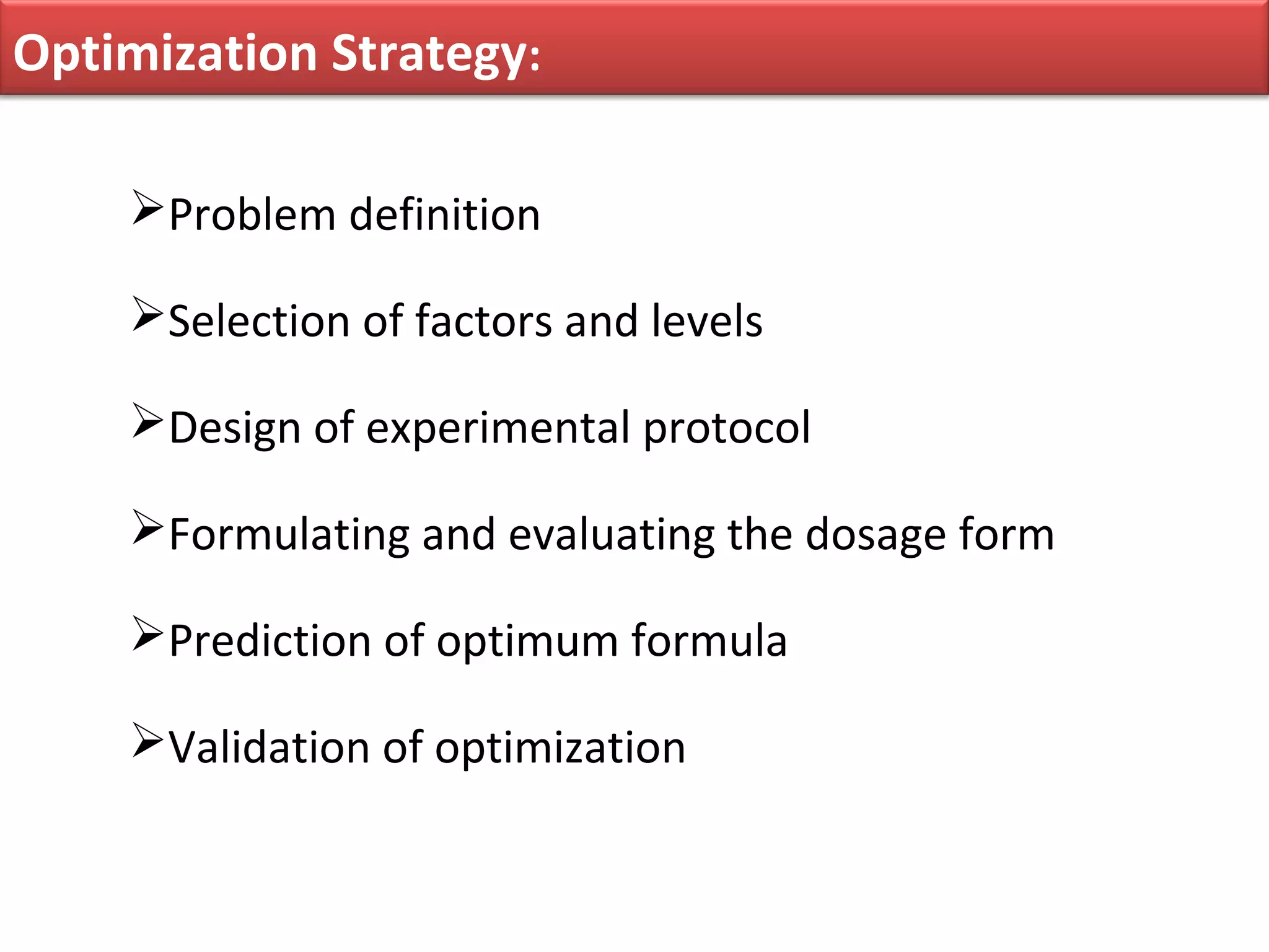 Optimization techniques | PPT
