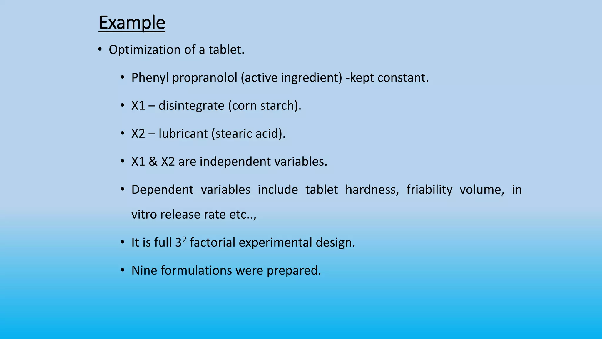 Optimization techniques in pharmaceutical formulation and processing | PPTX