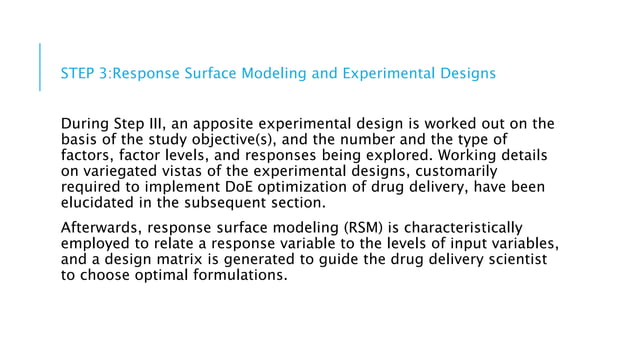 Optimization techniques in Pharmaceutical formulation and processing ...