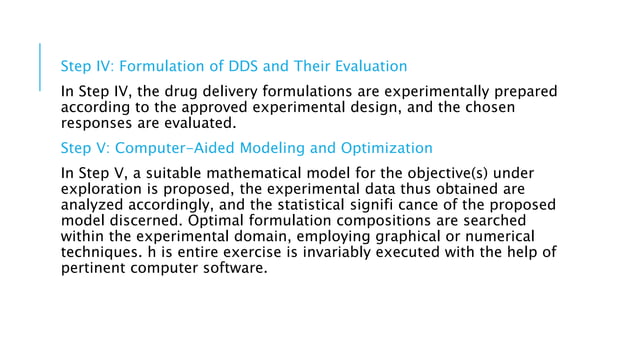 Optimization techniques in Pharmaceutical formulation and processing | PPTX | Physics | Science