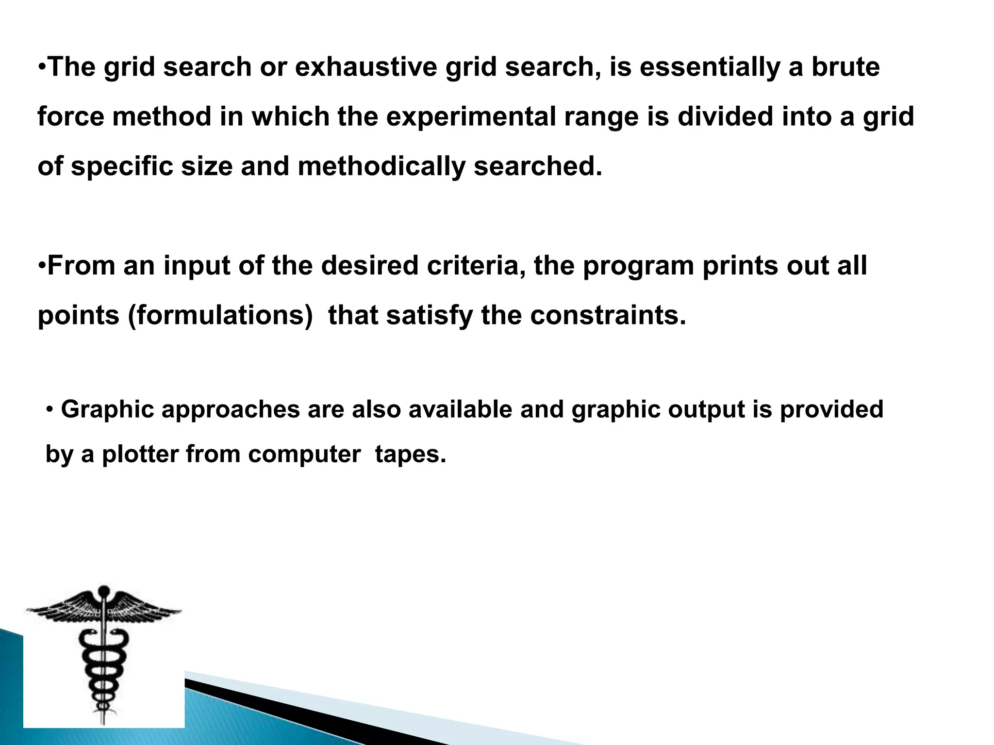 Optimization techniques in pharmaceutical processing | PPT