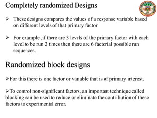 Optimization technology and screening design sathish h t | PPTX