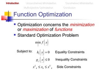 Optimization toolbox presentation | PPT